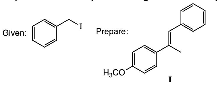 Solved Given benzoyl iodide and any other reagents | Chegg.com