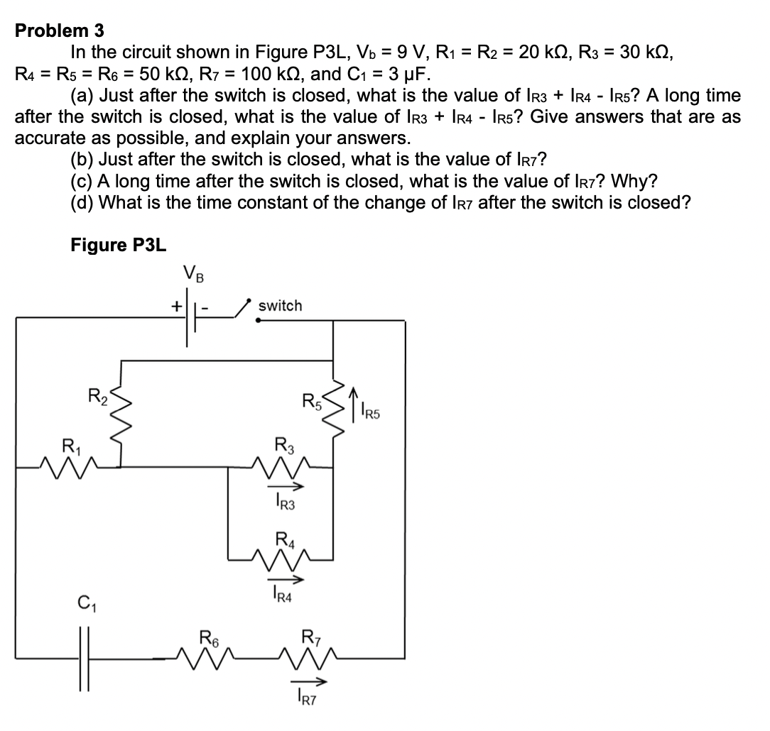 Solved Problem 3In the circuit shown in Figure | Chegg.com