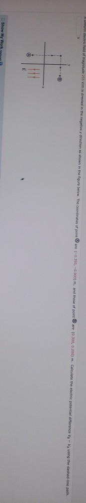 Solved unor electric field of magnitude 255 W/m is directed | Chegg.com