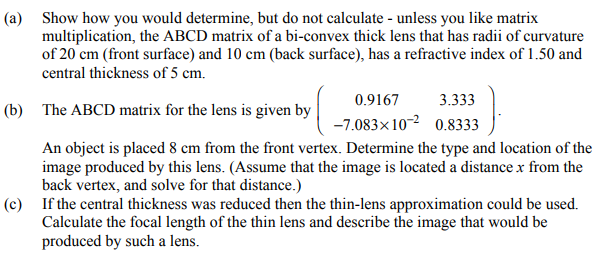 Solved (a) Show how you would determine, but do not | Chegg.com