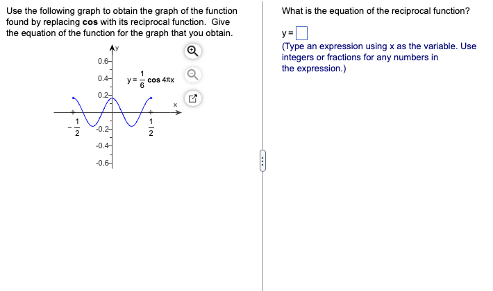 Solved Use the following graph to obtain the graph of the | Chegg.com