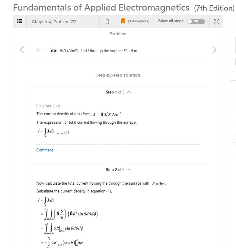 Solved Fundamentals of Applied Electromagnetics |(7th | Chegg.com