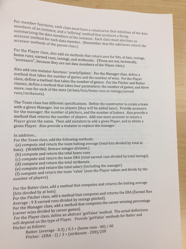 Solved CSC205-Program #5-Phase I Due Tuesday, March 28 (UML. | Chegg.com