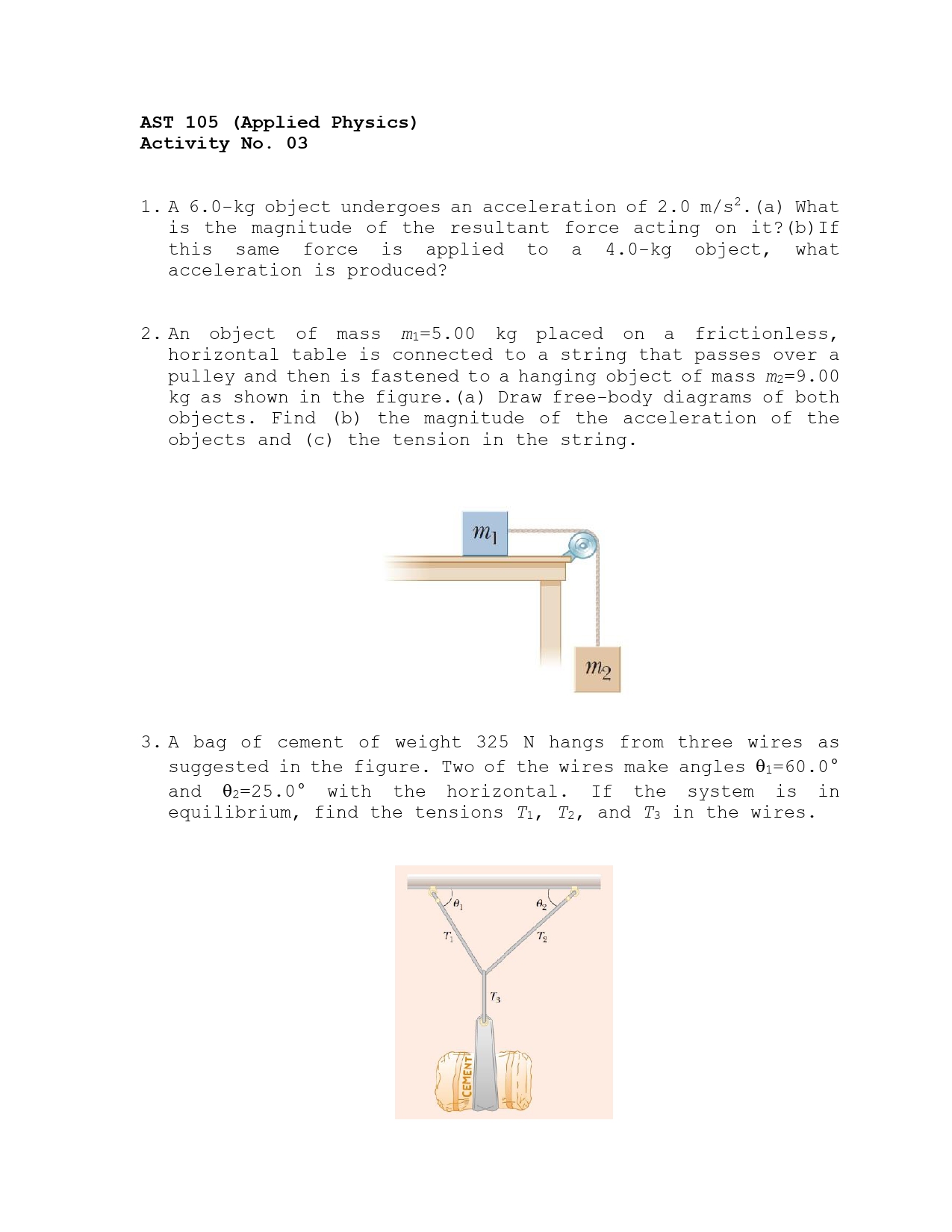 Solved 1 A 6 0−kg Object Undergoes An Acceleration Of 2 0