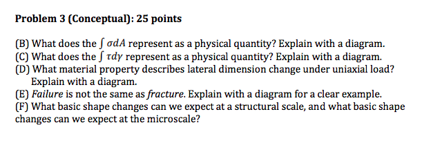 Solved Problem 3 (Conceptual): 25 points (B) What does the | Chegg.com