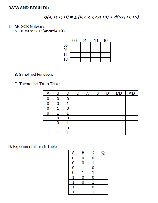 Solved NAND-NAND and NOR-NOR Implementations OBJECTIVES 1. | Chegg.com