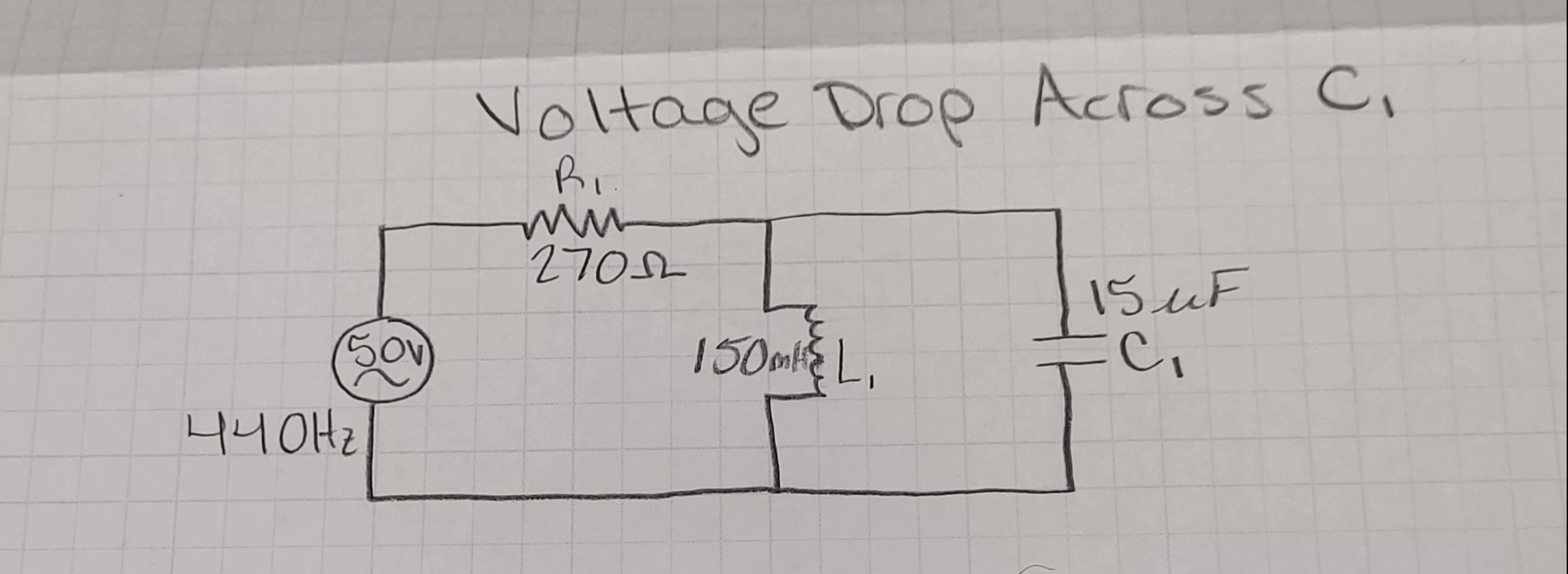 Solved What Is The Voltage Drop At C1 Chegg Solved What Is The Voltage Drop At C1 Chegg