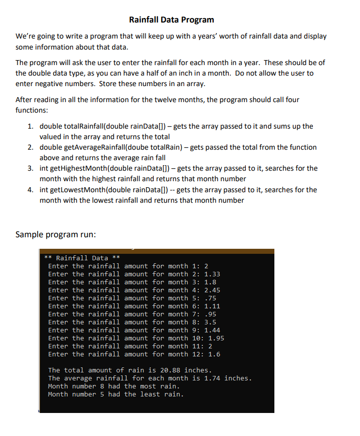 Solved In C++ create a program by following these | Chegg.com