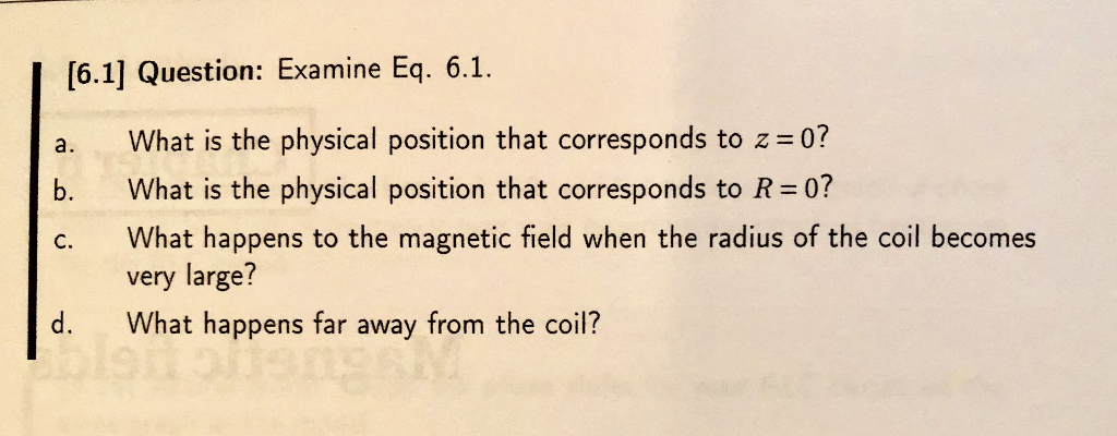 Solved 6.1 Pre-lab A circle of wire will create a magnetic | Chegg.com