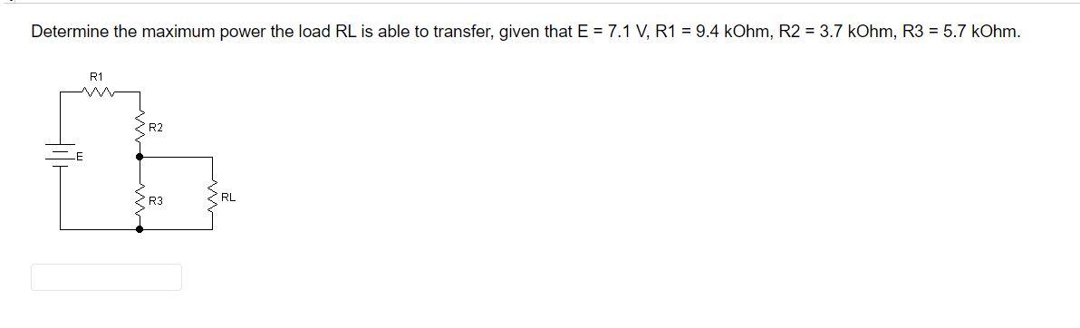Solved Determine the maximum power the load RL is able to | Chegg.com