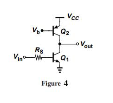 Solved The common-emitter stage of Fig. 4 employs a | Chegg.com