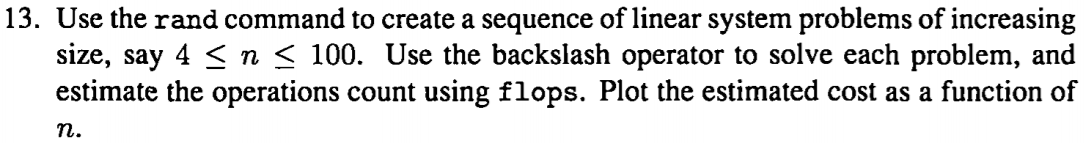 Solved 13. Use the rand command to create a sequence of | Chegg.com