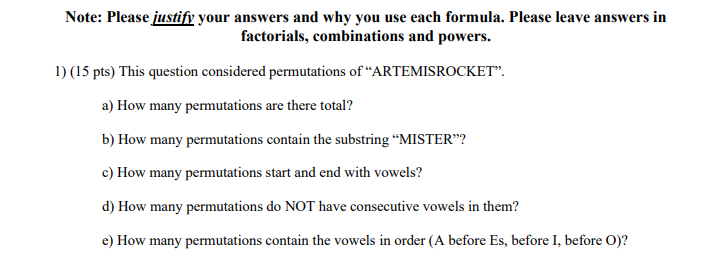 Solved This is intro to discrete structures. I'm very behind | Chegg.com