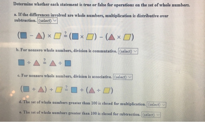 Solved Determine whether each statement is true or false for | Chegg.com
