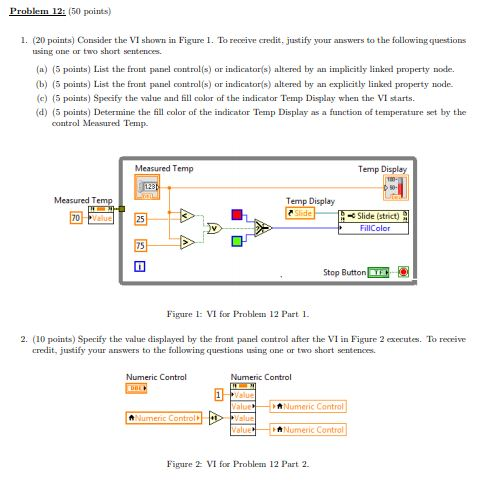 Solved Problem 12: (50 points) 1. (20 points) Consider the | Chegg.com