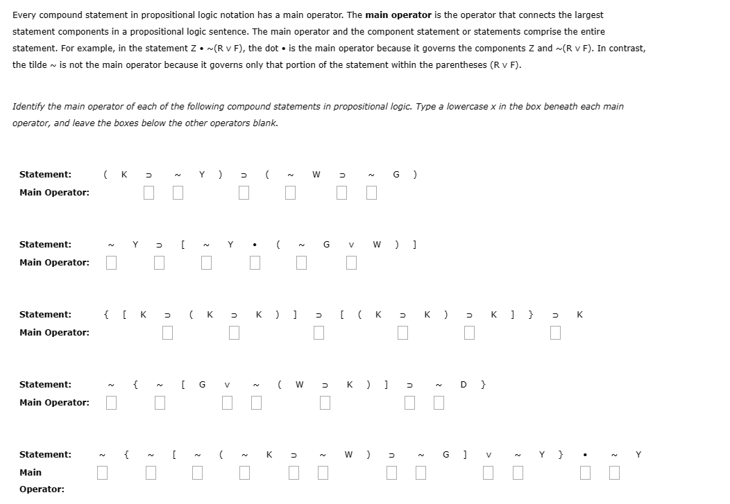 Every compound statement in propositional logic | Chegg.com