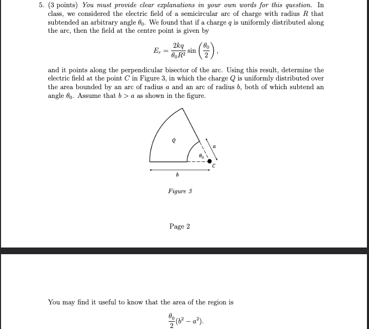 Solved 5. (3 points) You must provide clear explanations in | Chegg.com