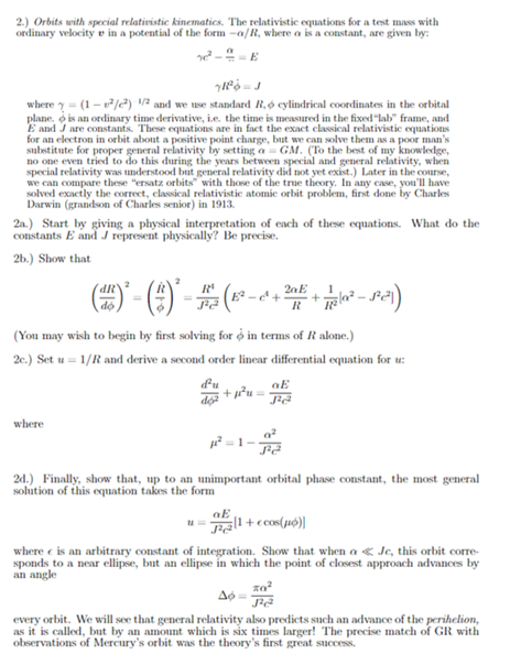 Solved 2a.) ﻿Start by giving a physical interpretation of | Chegg.com