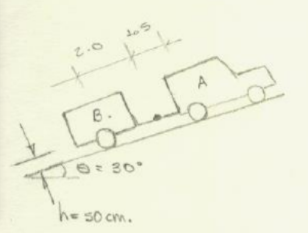Determine the pulling force required by vehicle A to | Chegg.com