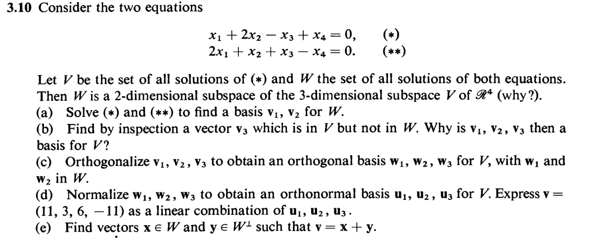 Solved 3.10 Consider the two equations | Chegg.com