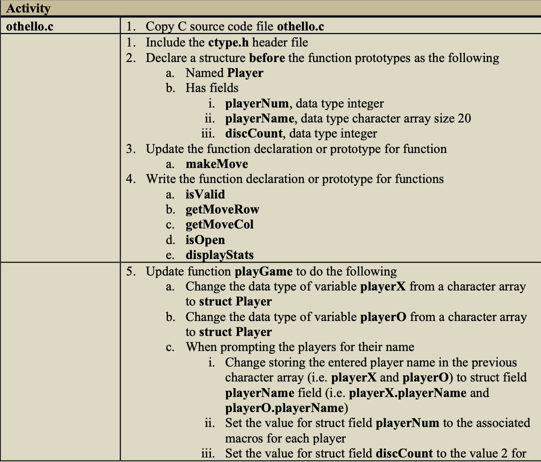 Solved 2. Declare a structure before the function prototypes | Chegg.com