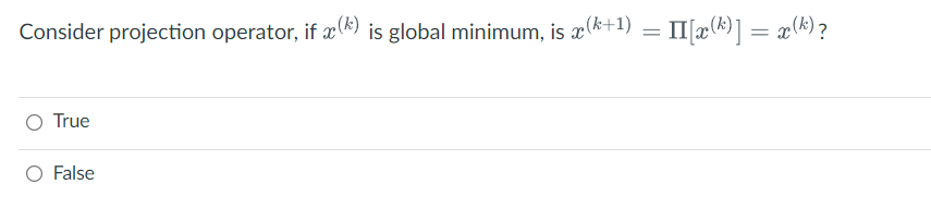 Solved Consider projection operator, if a(k) is global | Chegg.com