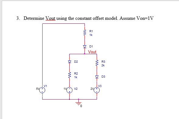 Solved 3. Determine Yout using the constant offset model. | Chegg.com