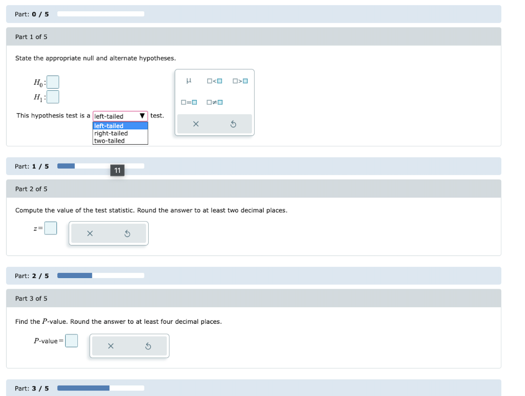 Solved Determine whether to reject H0. the null hypothesis | Chegg.com