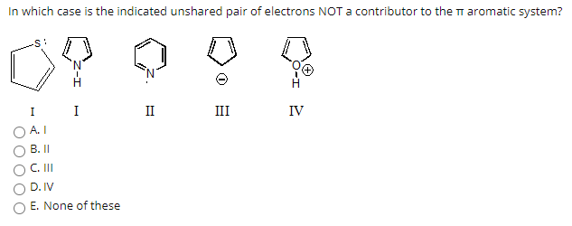 Solved In which case is the indicated unshared pair of | Chegg.com