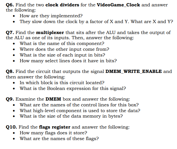 Solved Q6. ﻿Find the two clock dividers for the | Chegg.com