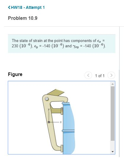 Solved Use the strain-transformation equations to determine | Chegg.com