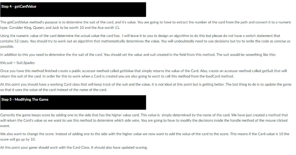 Solved Assignment 5 - Class Construction Introduction In | Chegg.com