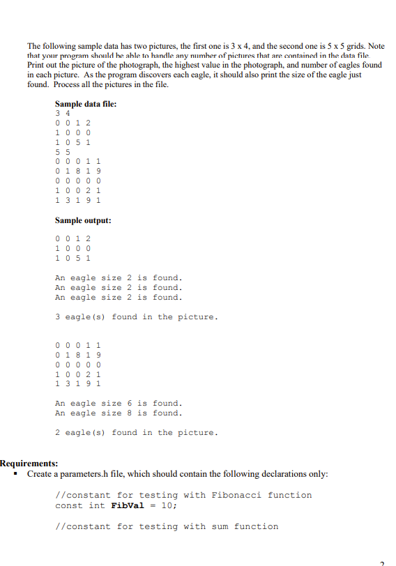 Solved CSCI 3110 Project 6 Write a program that performs the | Chegg.com