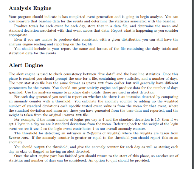 Overview You need to design and implement an Email | Chegg.com