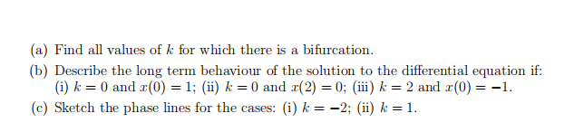 Solved 2. (10 marks) The figure below shows a bifurcation | Chegg.com