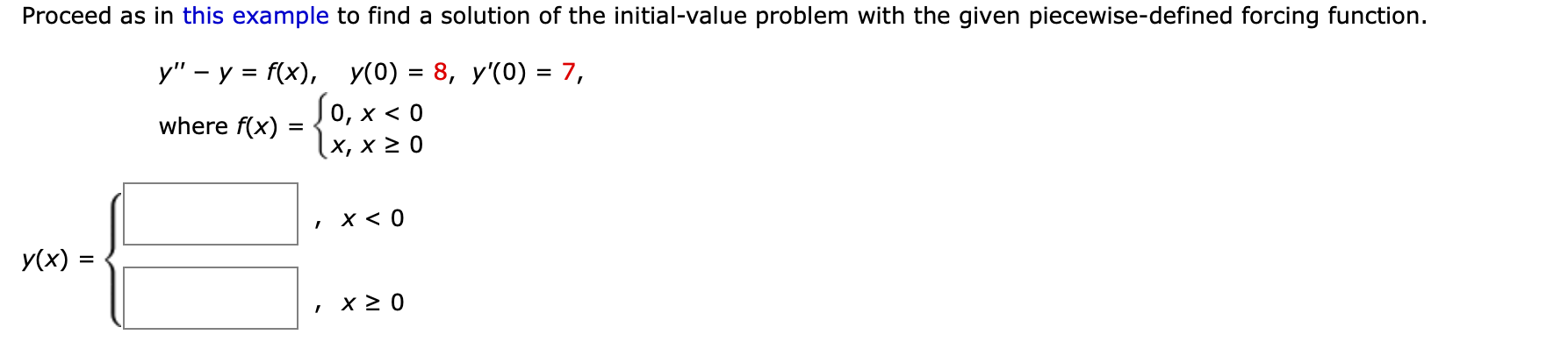 Solved Proceed as in this example to find a solution of the | Chegg.com