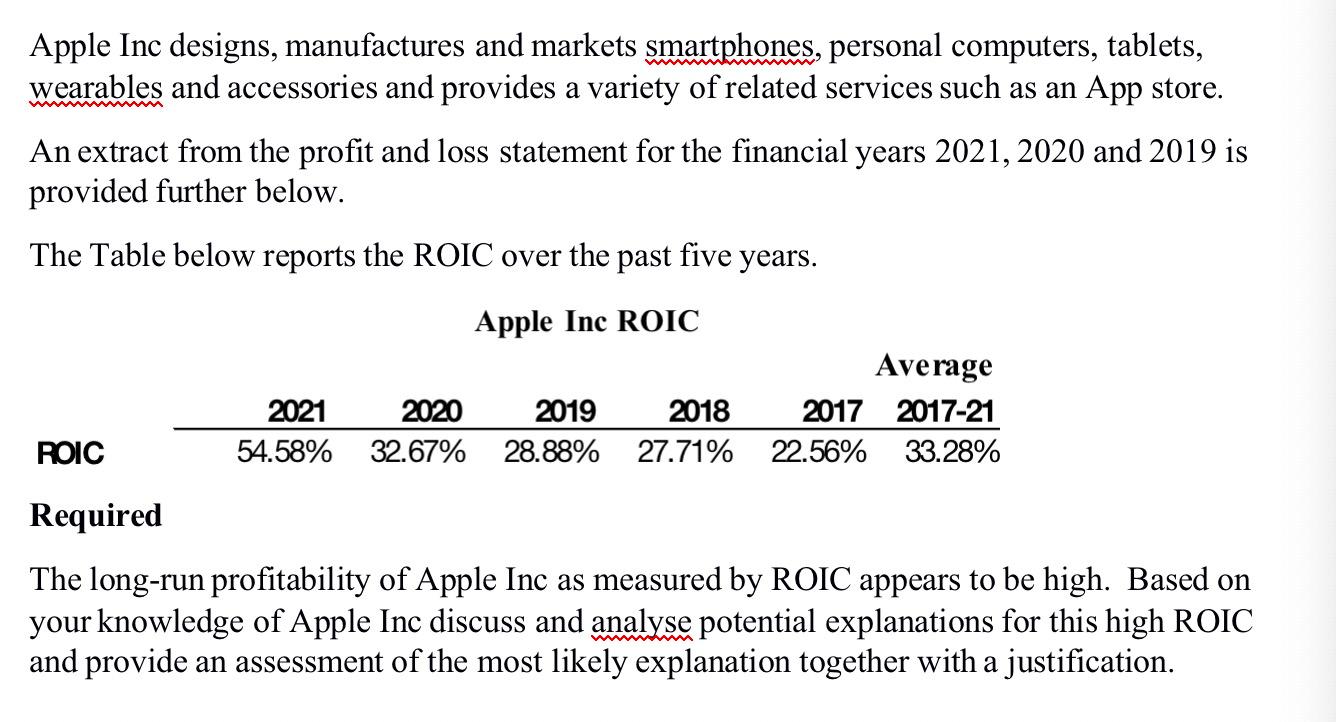 Apple Inc designs, manufactures and markets | Chegg.com