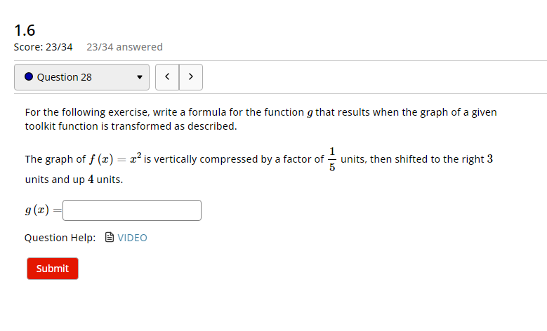 Solved For the following exercise, write a formula for the | Chegg.com