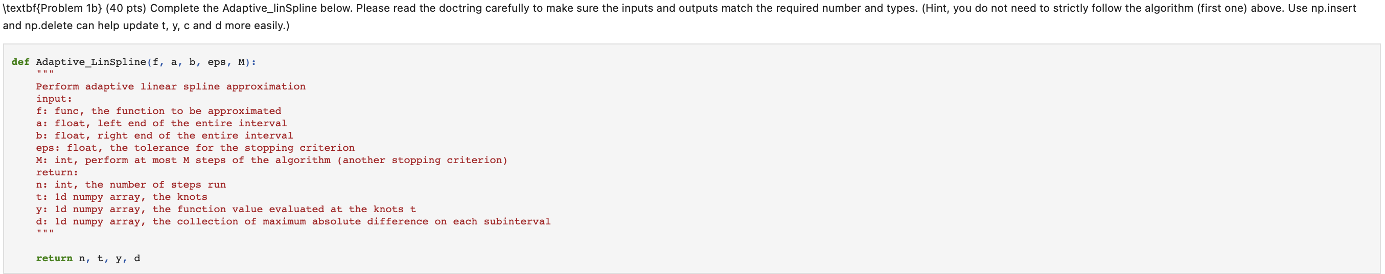 Solved MATH Numerical Analysis Help:) Thank you for helping | Chegg.com