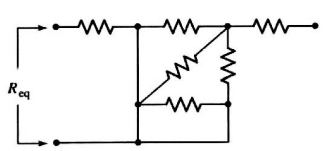 Solved Find the equivalent resistance Req ﻿in the circuit | Chegg.com