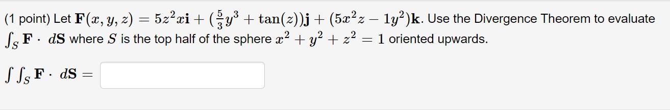 Solved (1 point) Let | Chegg.com