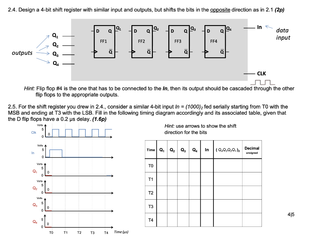(8p) 2. You are tasked to redesign and improve the | Chegg.com