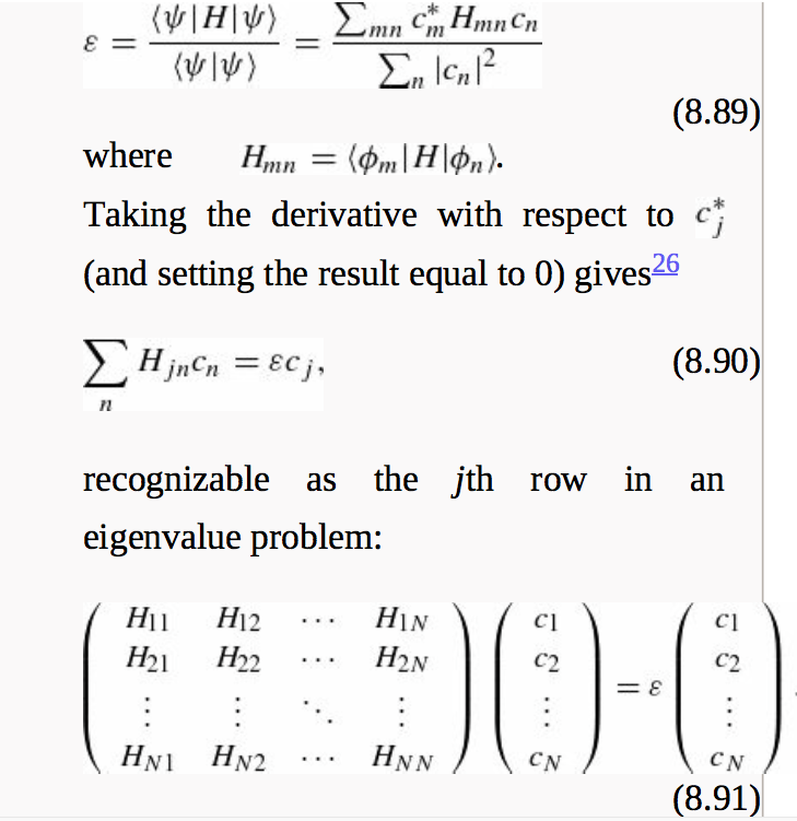 Solved Problem 8 30 Performing Variational а Calculation