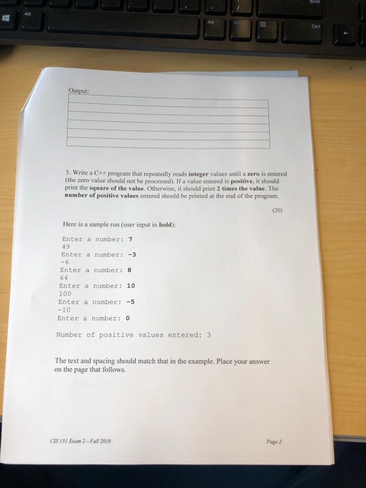 Solved 3. Write a C++ program that repeatedly reads integer | Chegg.com