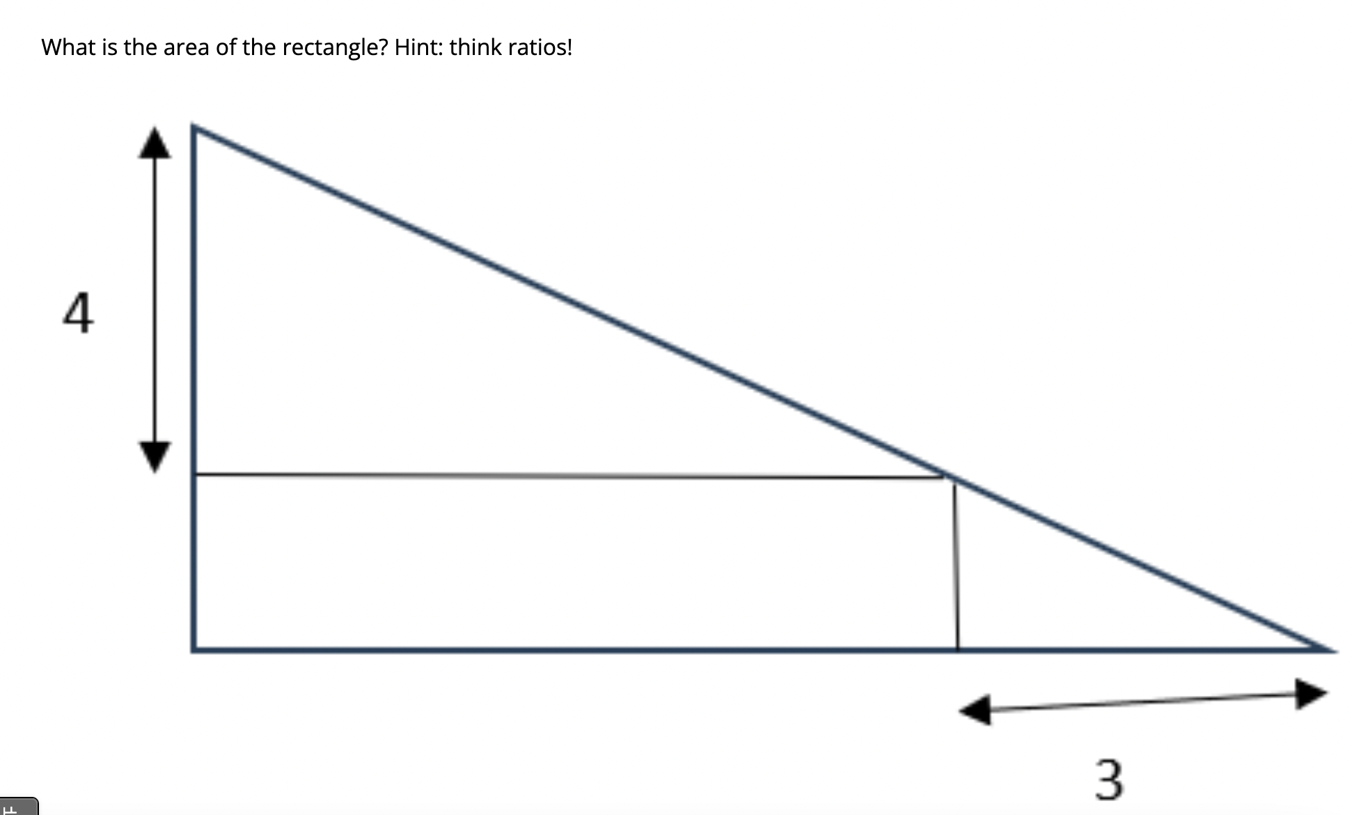 Solved What is the area of the rectangle? Hint: think | Chegg.com