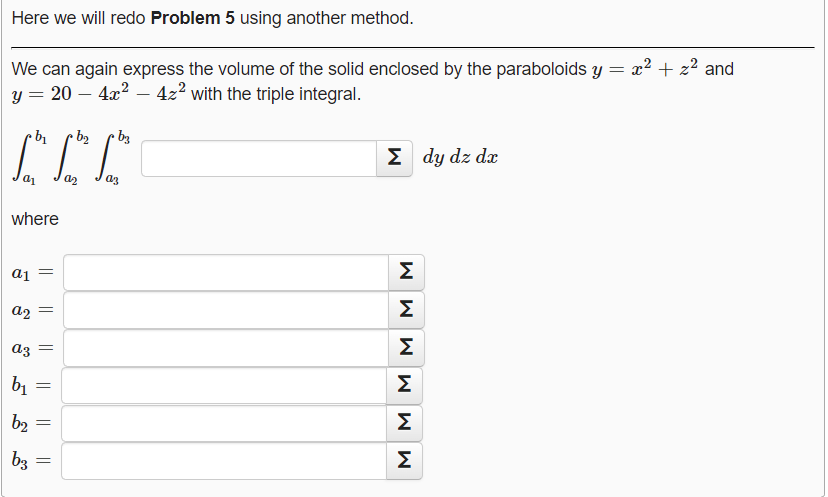 Solved Here we will redo Problem 5 using another method. We | Chegg.com