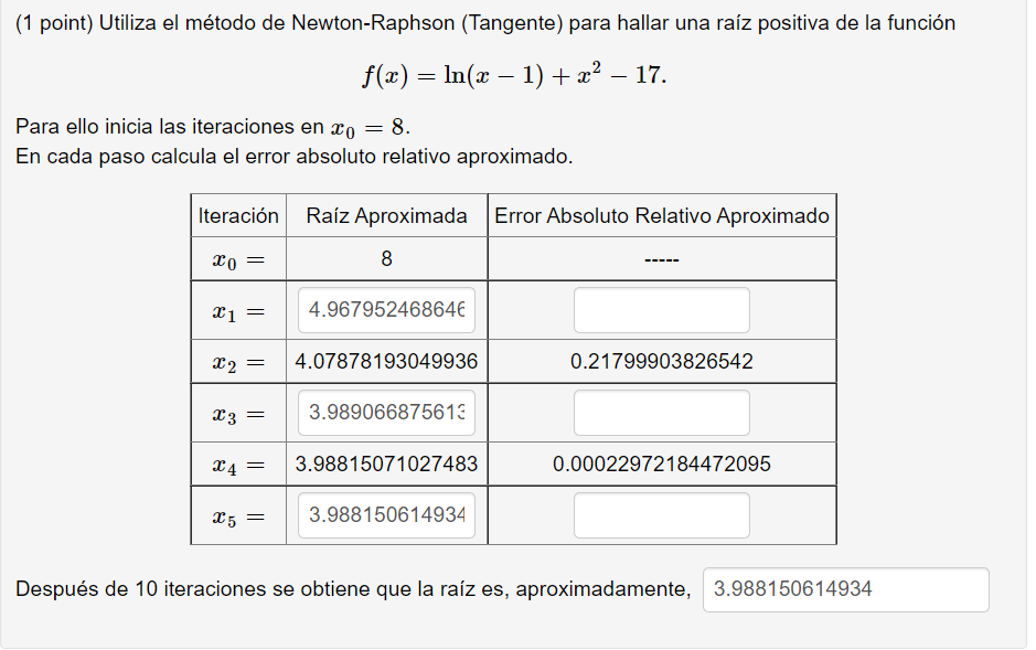 Solved Use the Newton-Raphson (Tangent) method to find a | Chegg.com