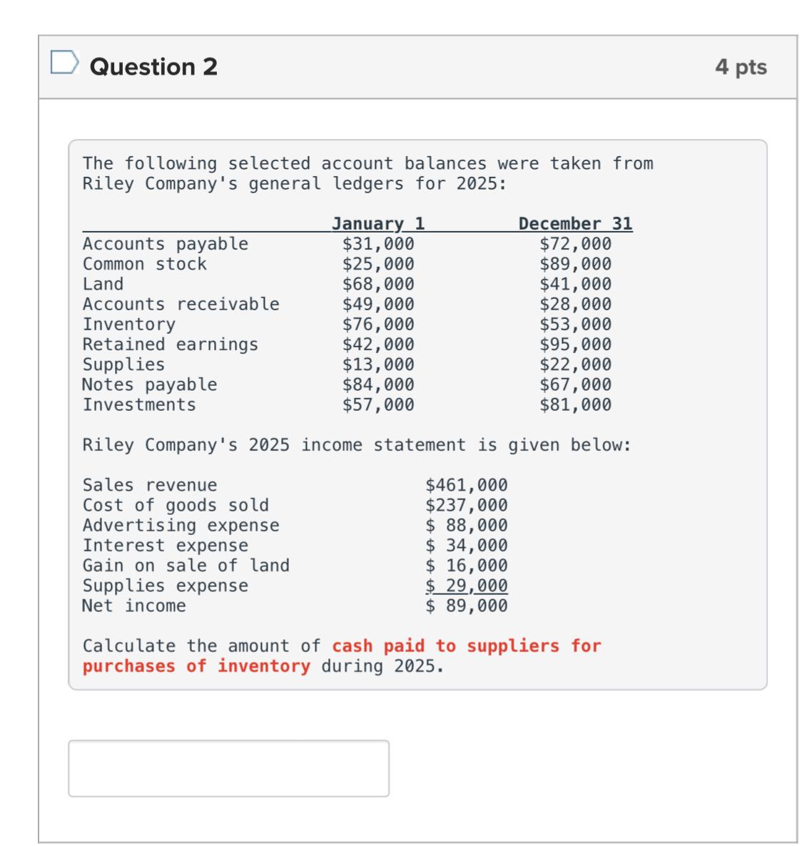 Solved Question 2The following selected account balances | Chegg.com
