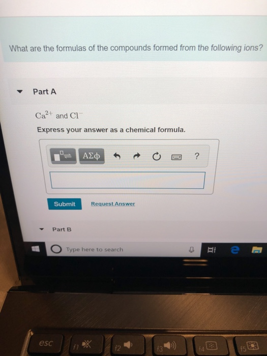 Solved What are the formulas of the compounds formed from | Chegg.com