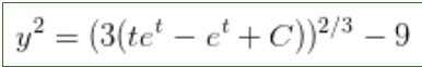 Solved Solve the differential equation. dy dt = tet y 2 + | Chegg.com